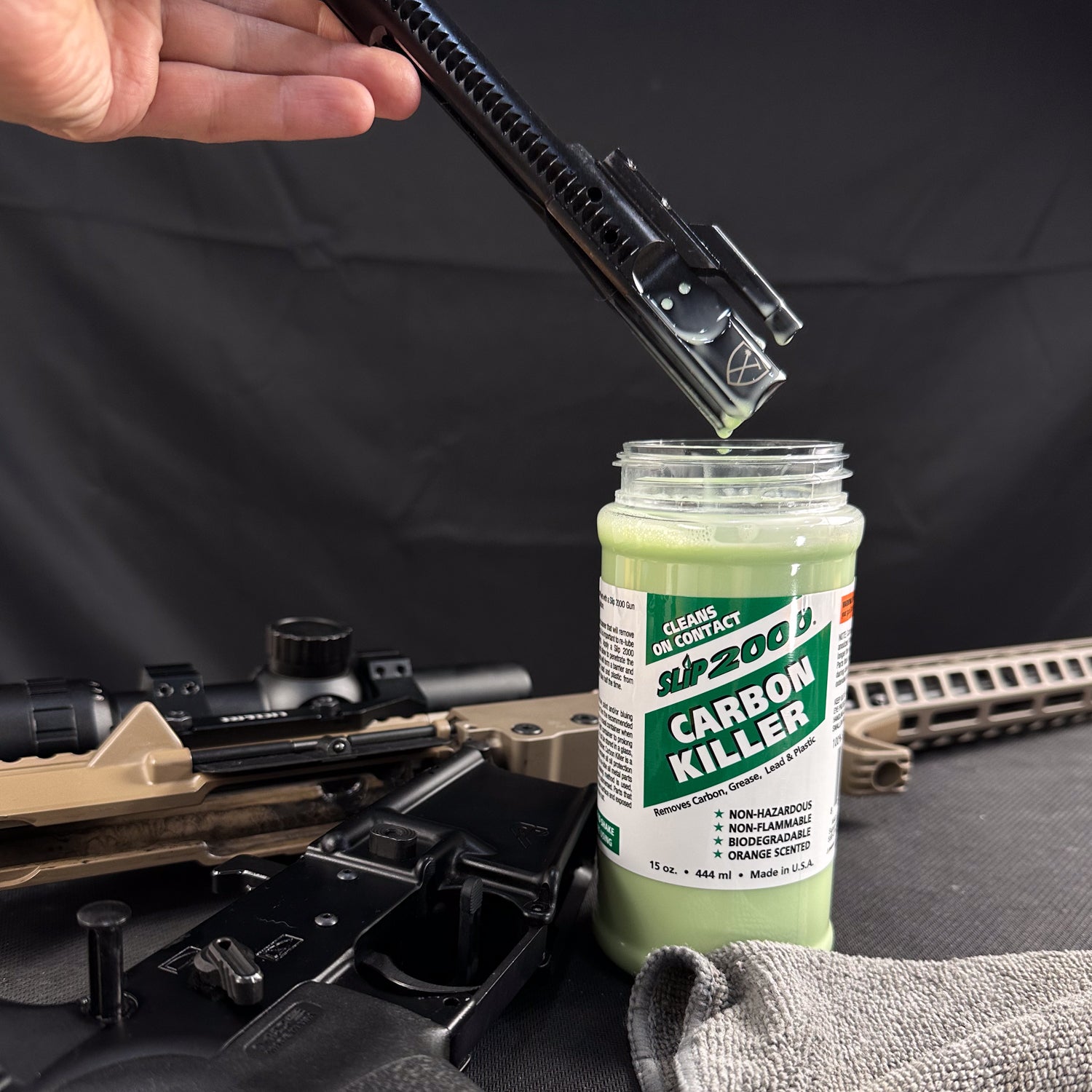 Slip 2000 Carbon Killer: Aggressive cleaning soak for gun parts